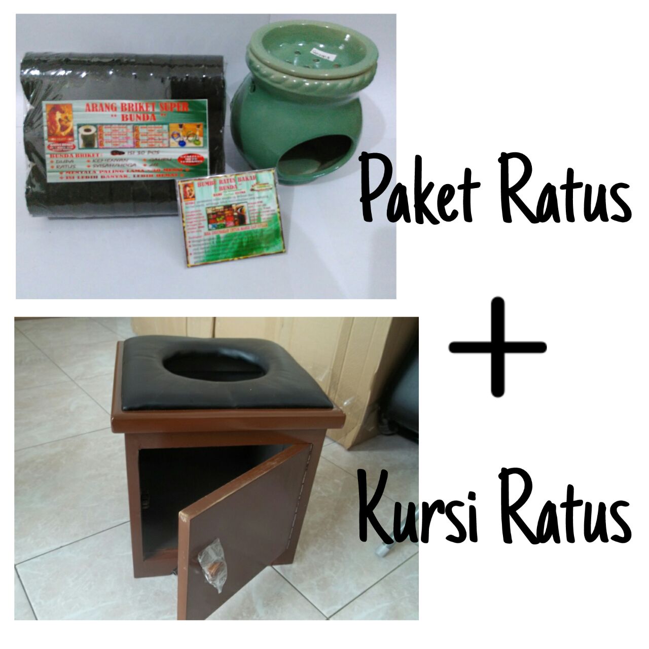 Paket Ratus Tungku Gentong + Kursi Ratus | www.SupplierSalon.Com