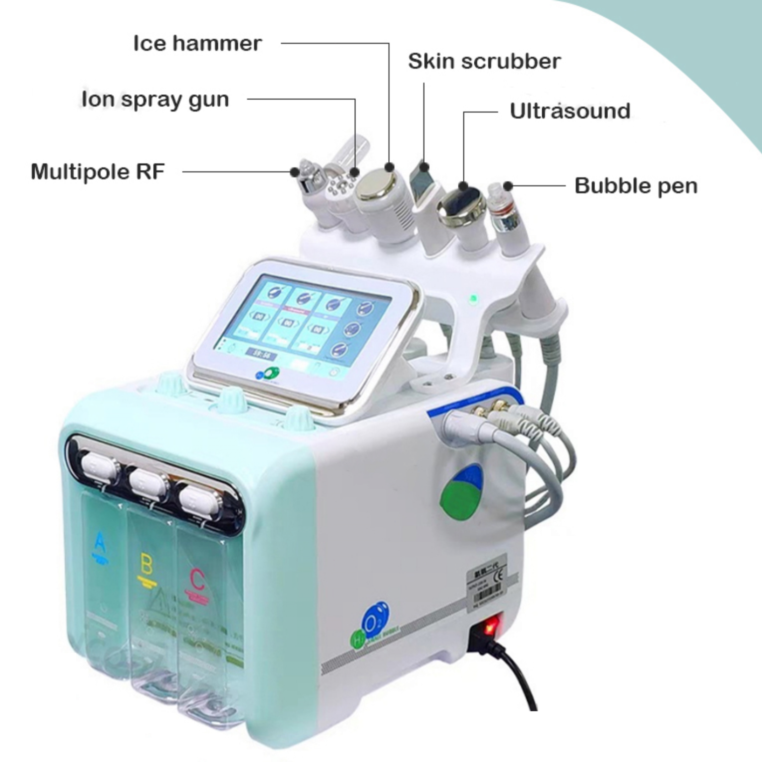 Alat Hydra Peel Facial 6 Fungsi LKB | www.SupplierSalon.Com