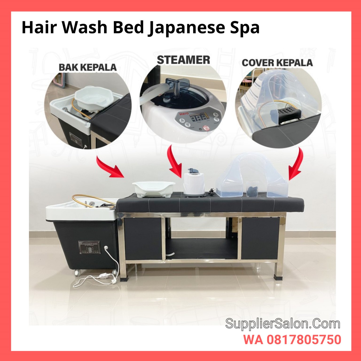 Hair Wash Bed Japanese Spa | www.SupplierSalon.Com